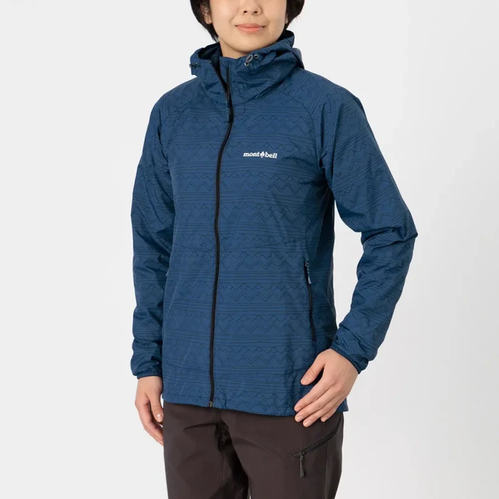 Wind Blast Print Hooded Jacket Women's | Montbell America