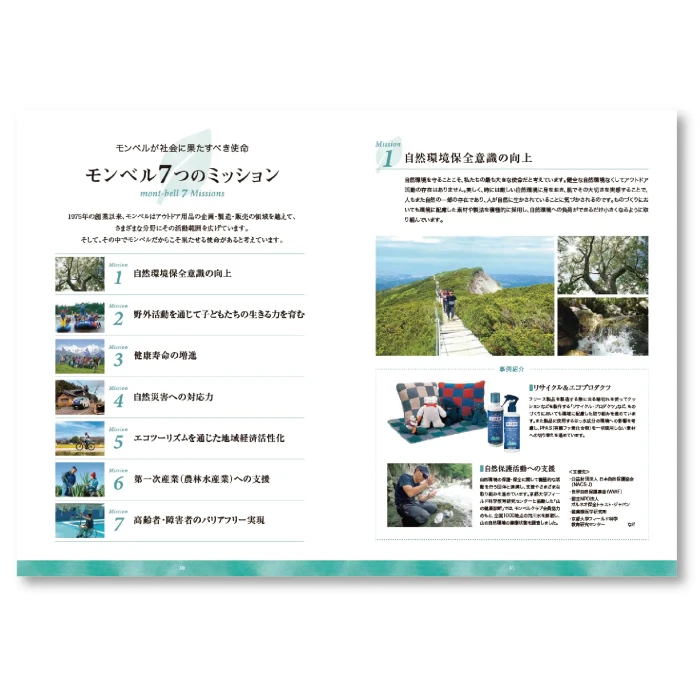 Montbell 50 Shunen Syashi 1975-2025 | Montbell Japan