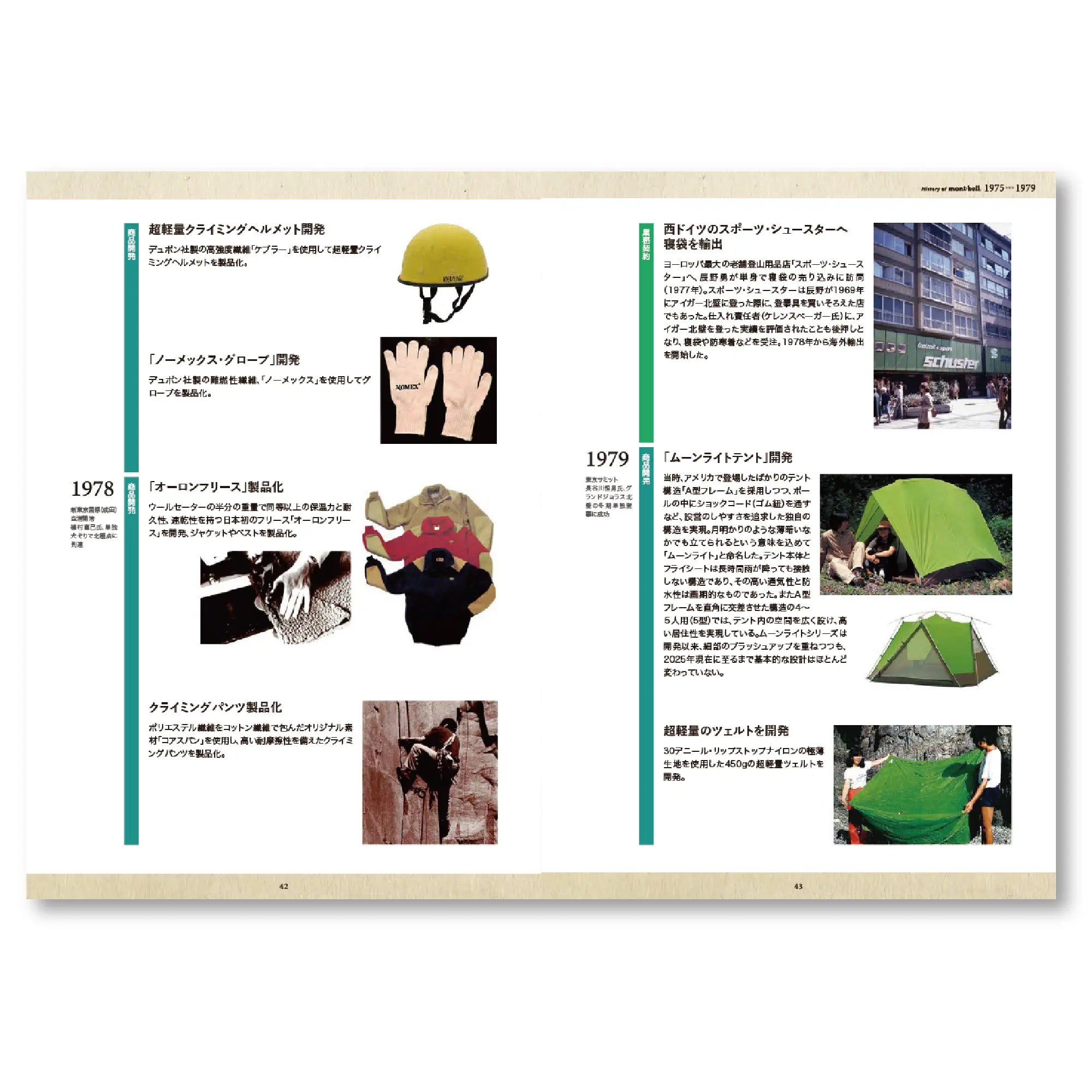 Montbell 50 Shunen Syashi 1975-2025 | Montbell Japan