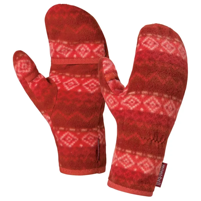 CLIMAPLUS100 Print Mittens | Montbell America