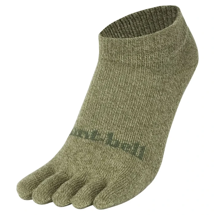 Core Spun Travel 5 Toe Ankle Socks Men's | Montbell America