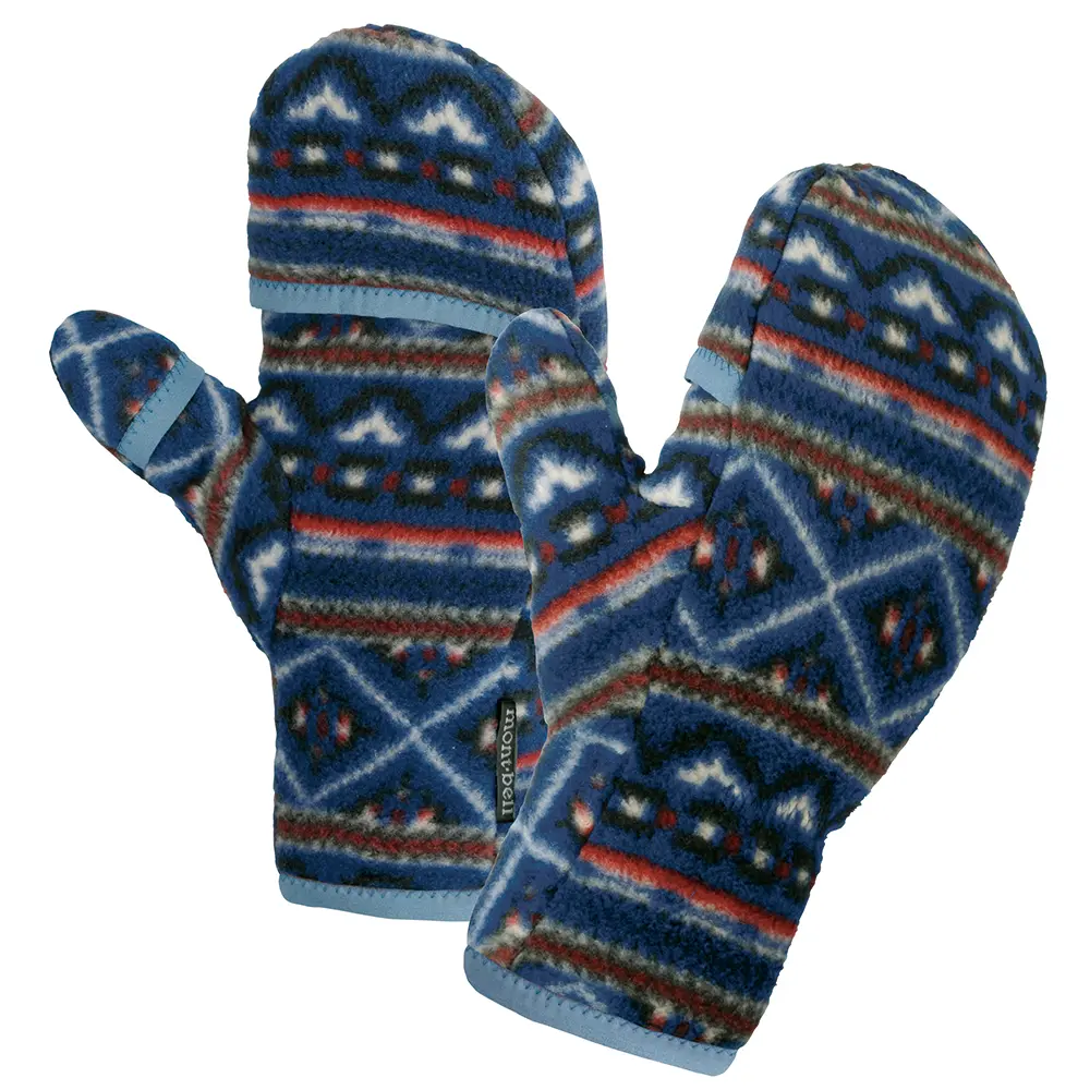 CLIMAPLUS100 Print Mittens | Montbell America