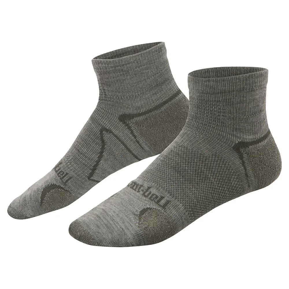 Merino Wool Supportec Travel Short Socks | Montbell America