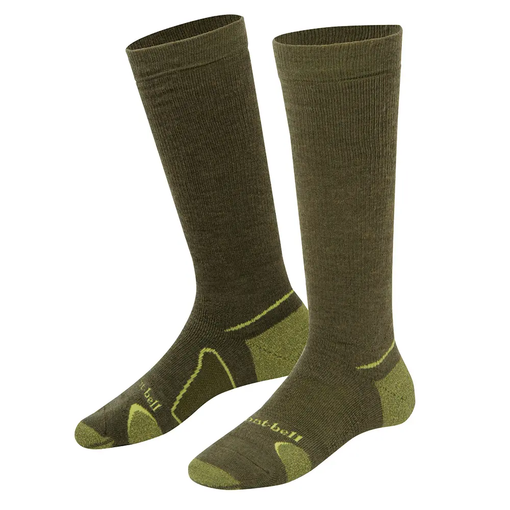 Merino Wool Supportec Full Pile Snow Sport Socks | Montbell America