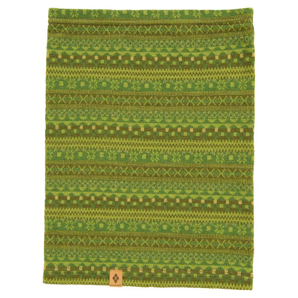 Merino Wool Jacquard Neck Gaiter | Montbell America