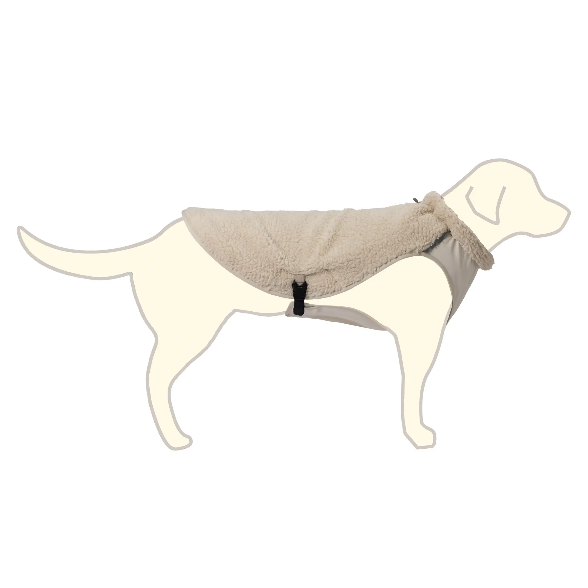 Dog Shearling Vest Large | Montbell America