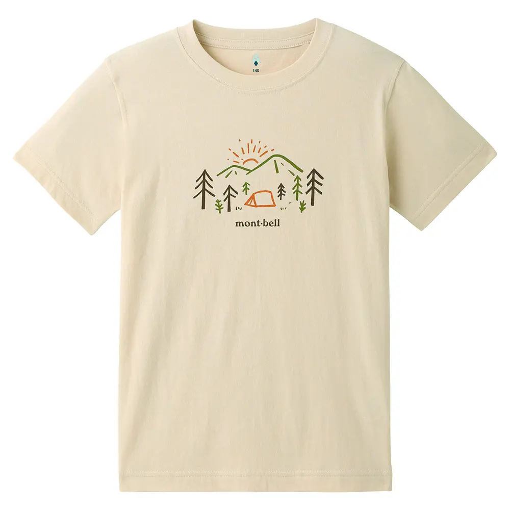 Cotton T Kid's Yama No Asa 130 - 160 | Montbell Japan